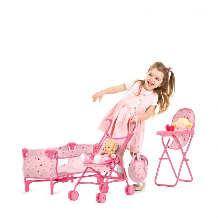Комплект за кукли 3 в 1 Трикси звездички | Baby.Galix.bg