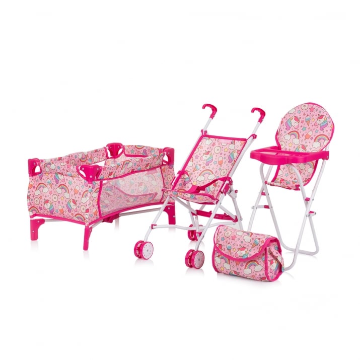 Комплект за кукли 3в1 Трикси еднорог | Baby.Galix.bg