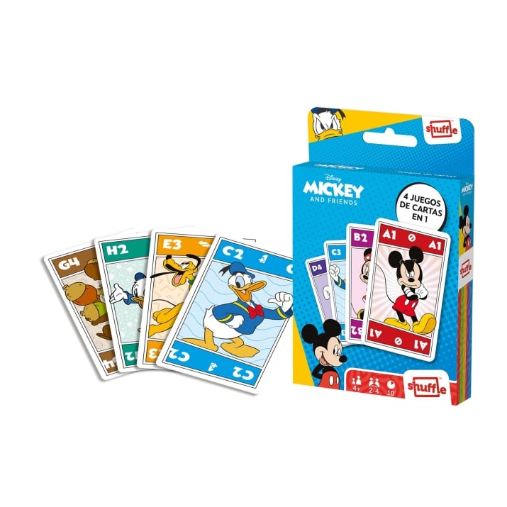 Cartamundi Карти за игра Mickey Mouse, 4 в 1 | Baby.Gali ...